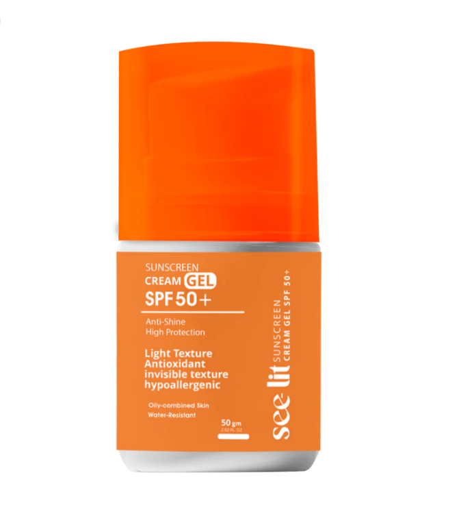 SEE-LIT Sunscreen Gel (SPF50+) 50gm – Haidy